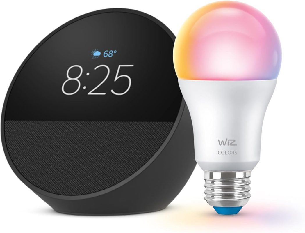 ALEXA ECHO SPOT 2TA GENERACIÓN CON RELOJ DIGITAL - Tecnoventa Togar